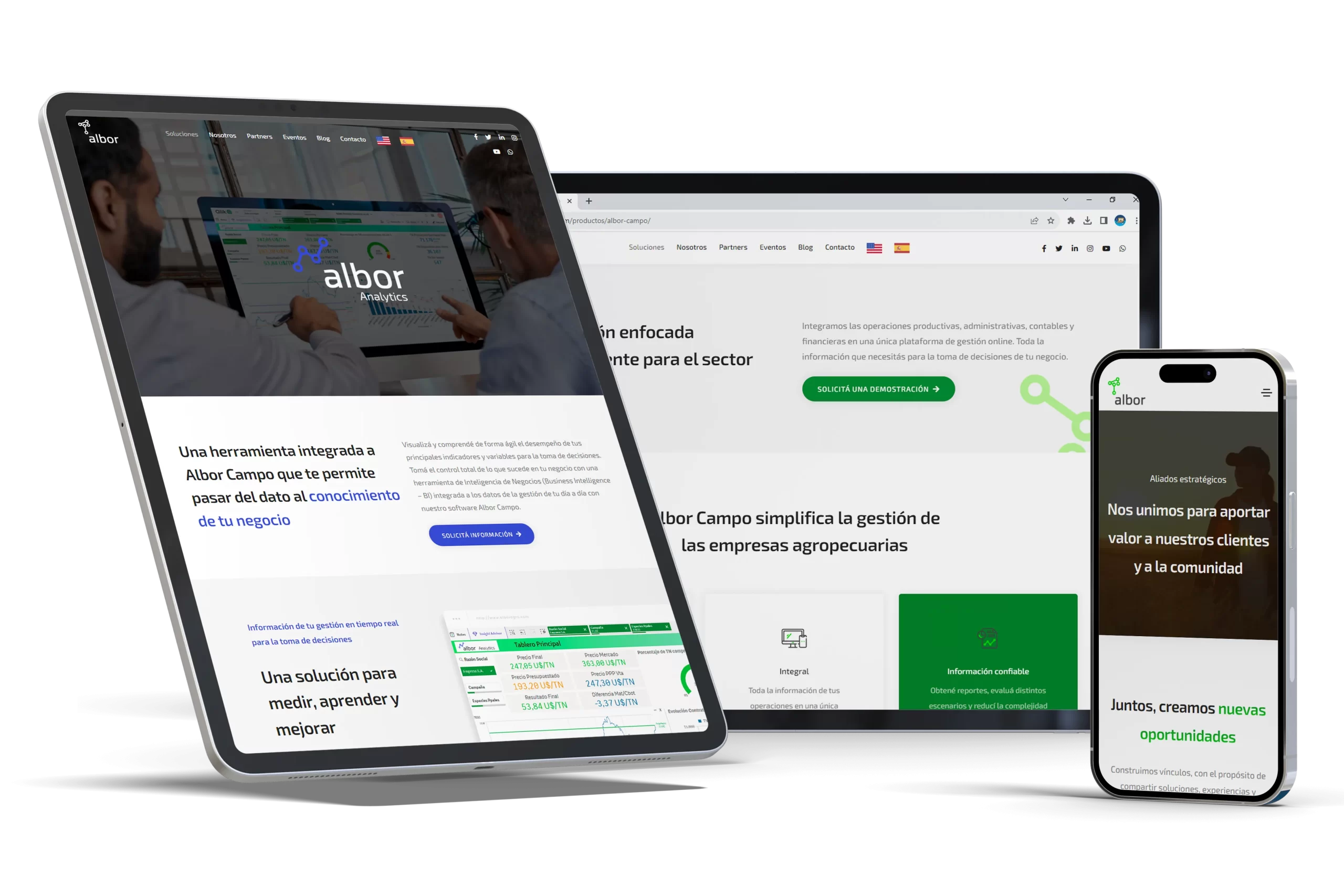Albor Agro OK - Pymediar | Agencia Especializada en Comunicación Digital